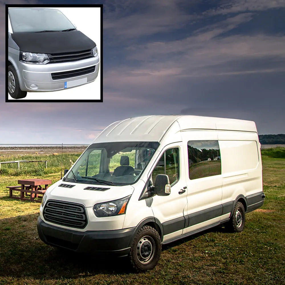 Ford Transit Leader Full Bonnet Bra (2014-2020) Black – UKCC Retail